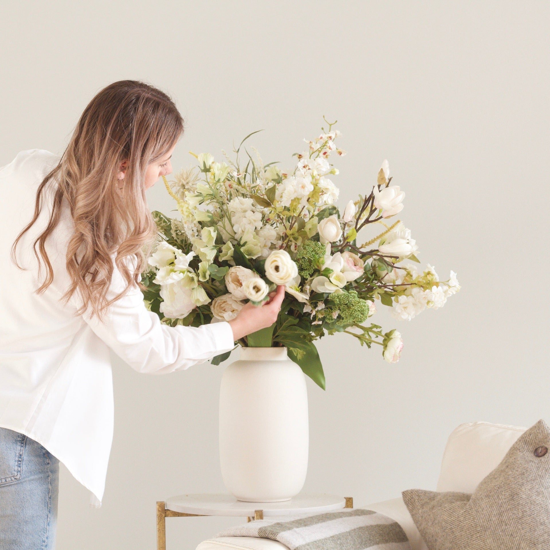 Master the Art of Faux Flower Arrangement: The Blossoming Bouquet