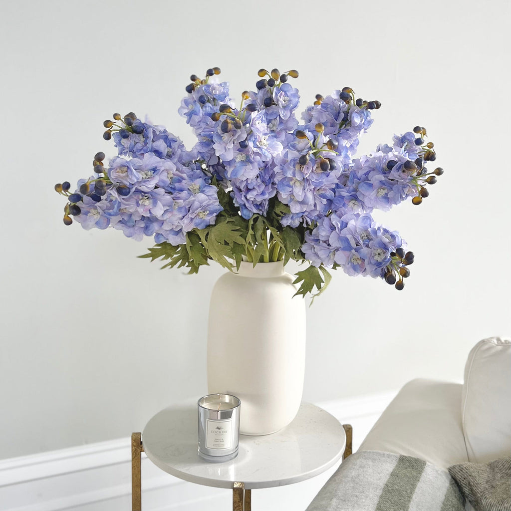 Artificial Blue Delphinium Stem