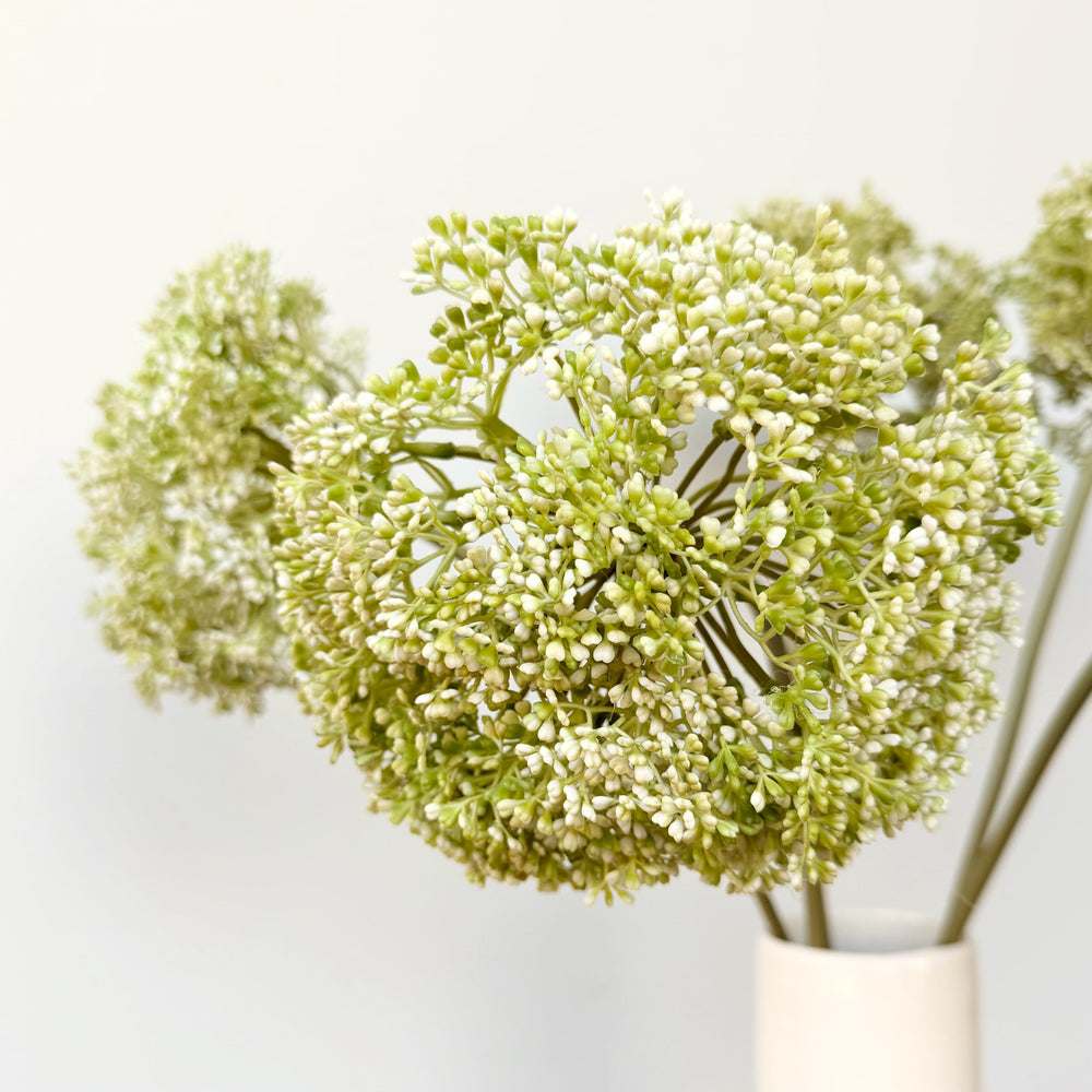 Artificial Green Large Seed Head