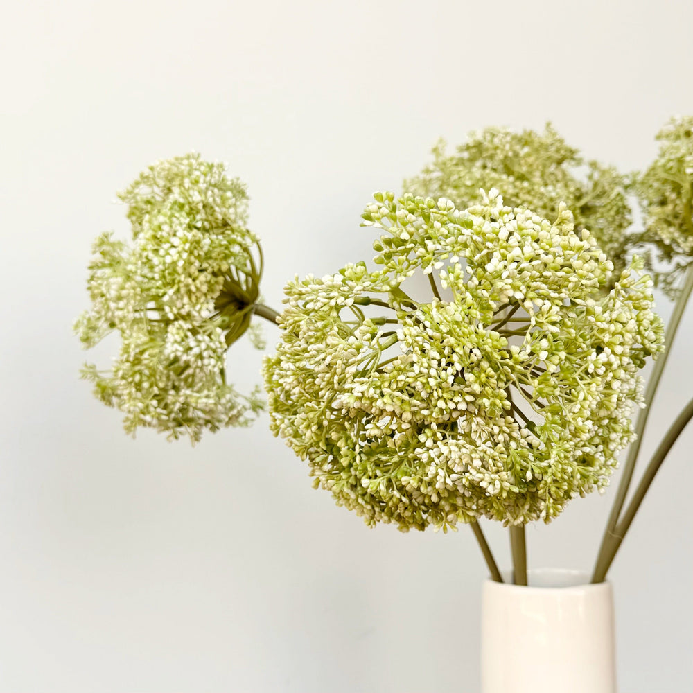 Artificial Green Large Seed Head