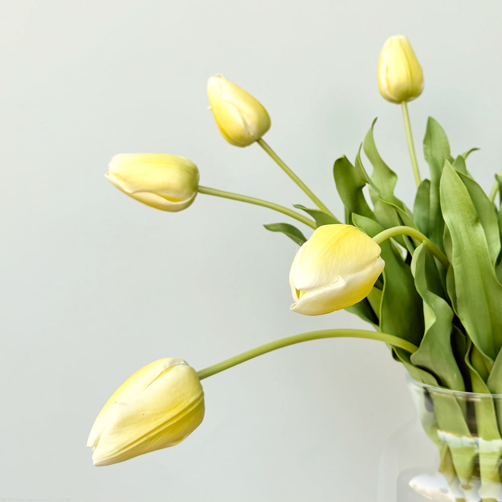 Artificial Yellow Tulip Stem