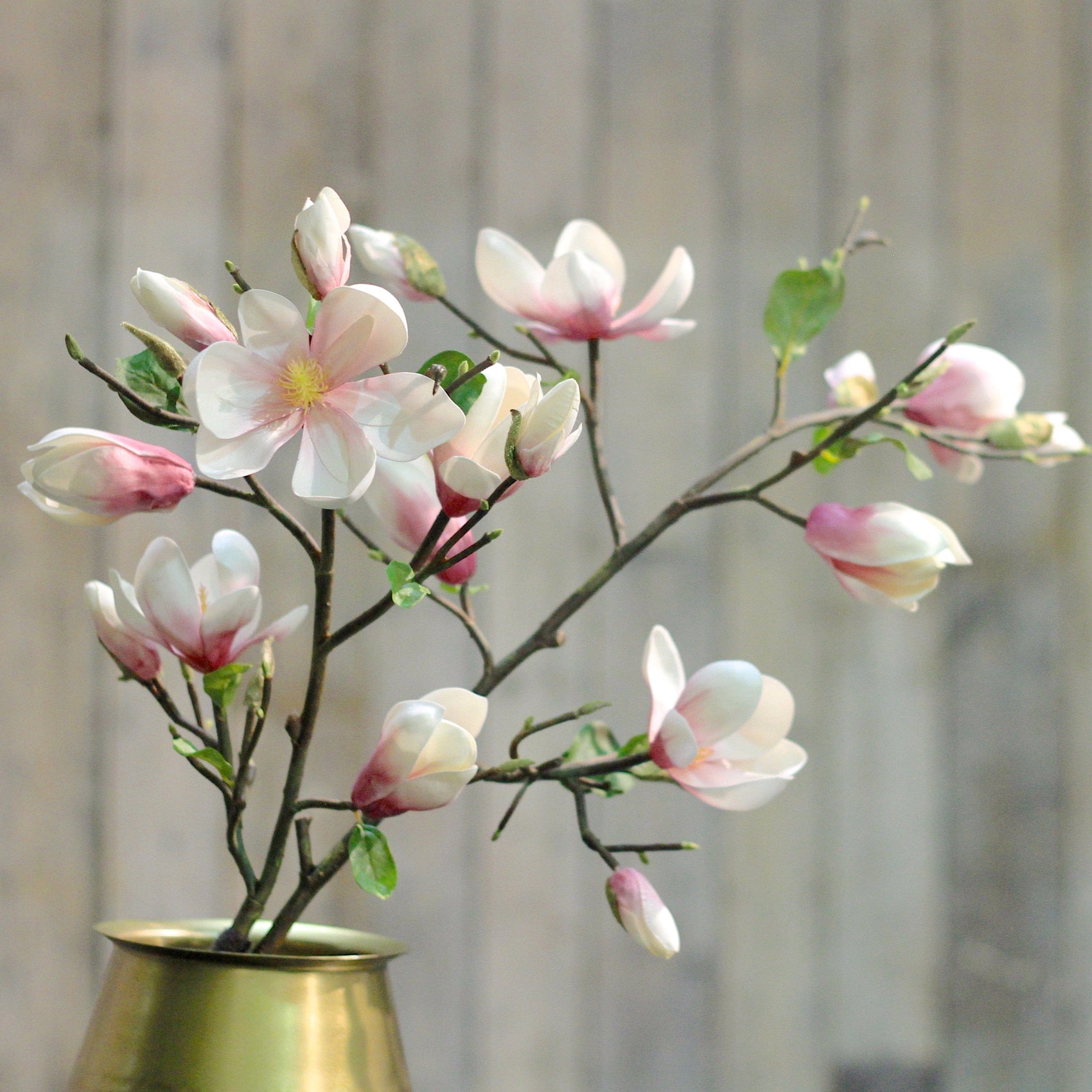 Silk Flowers | Artificial Pink Magnolia Branches
