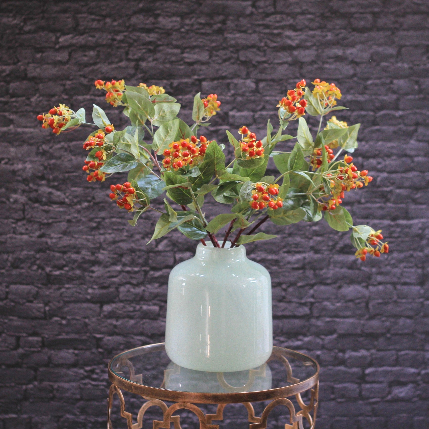 Artificial Flowers | Artificial Orange Hypericum